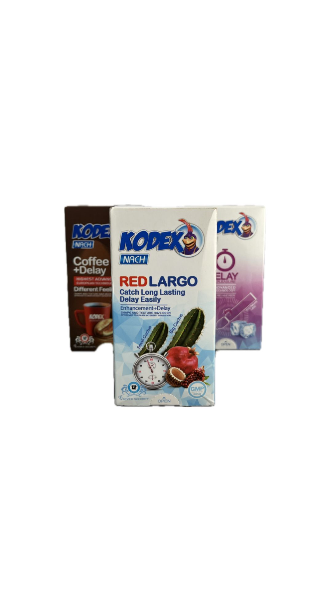 کاندوم کدکس مدل Red Largo بسته 12 عددی بادبادک شاپ
